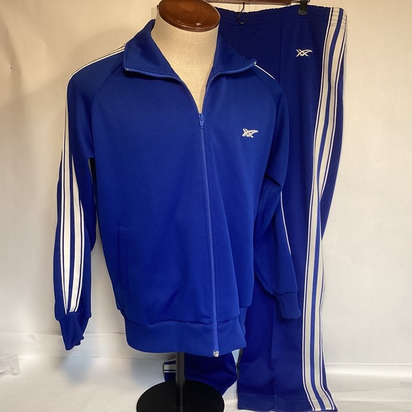 Asics | Jackets & Coats | Asics Tiger 2 Pc Vintage Track Suit Royal ...